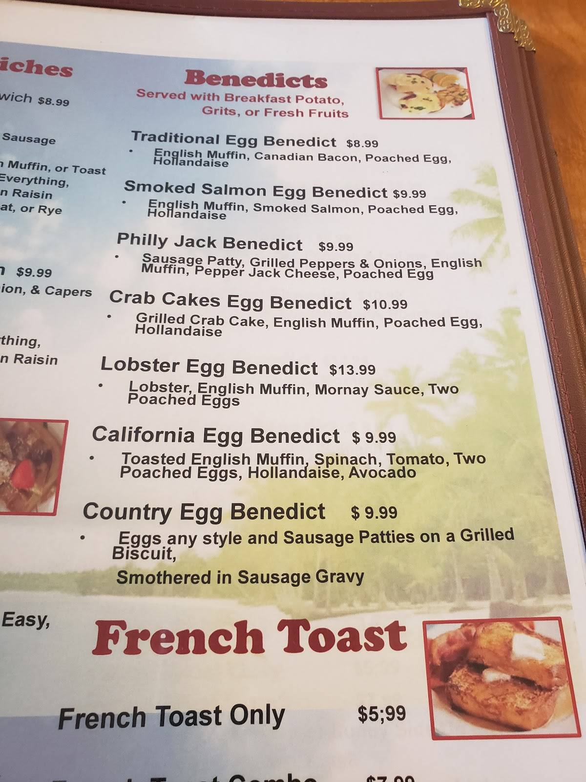 Menu at 5th Season Diner & Steak restaurant, Bradenton