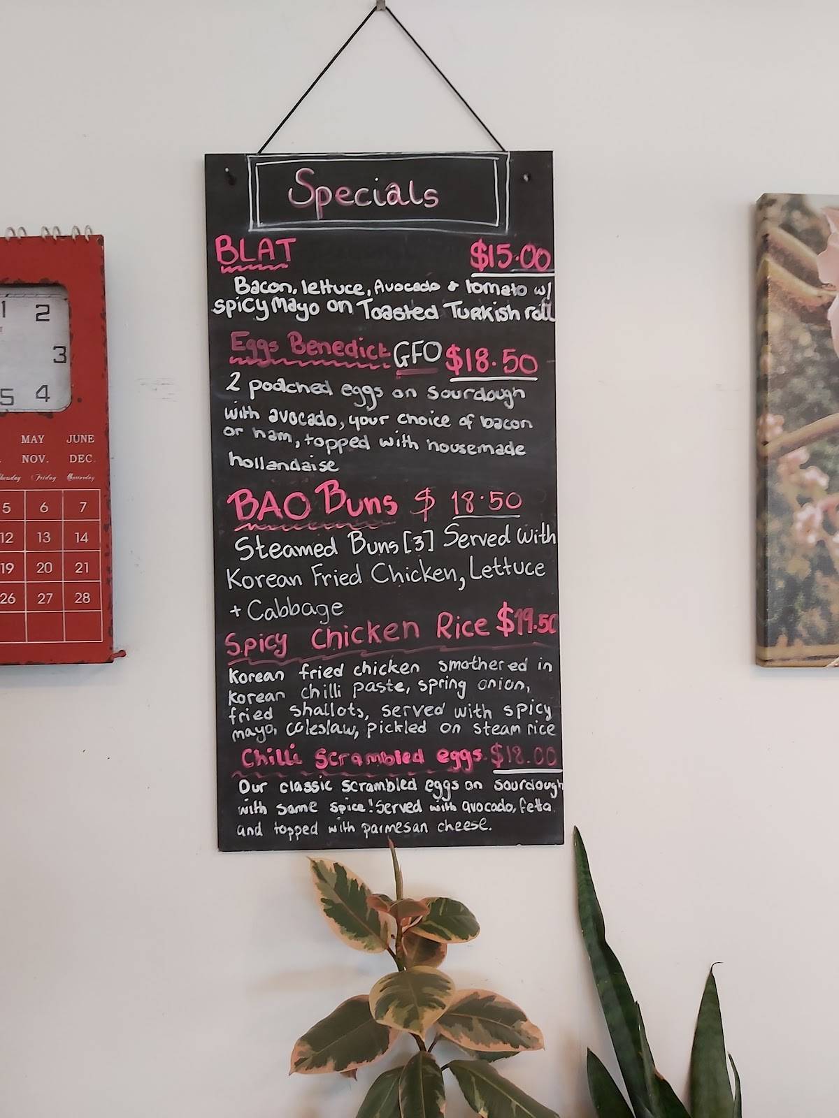 Menu at The Hicksborough Store & Cafe, North Wonthaggi