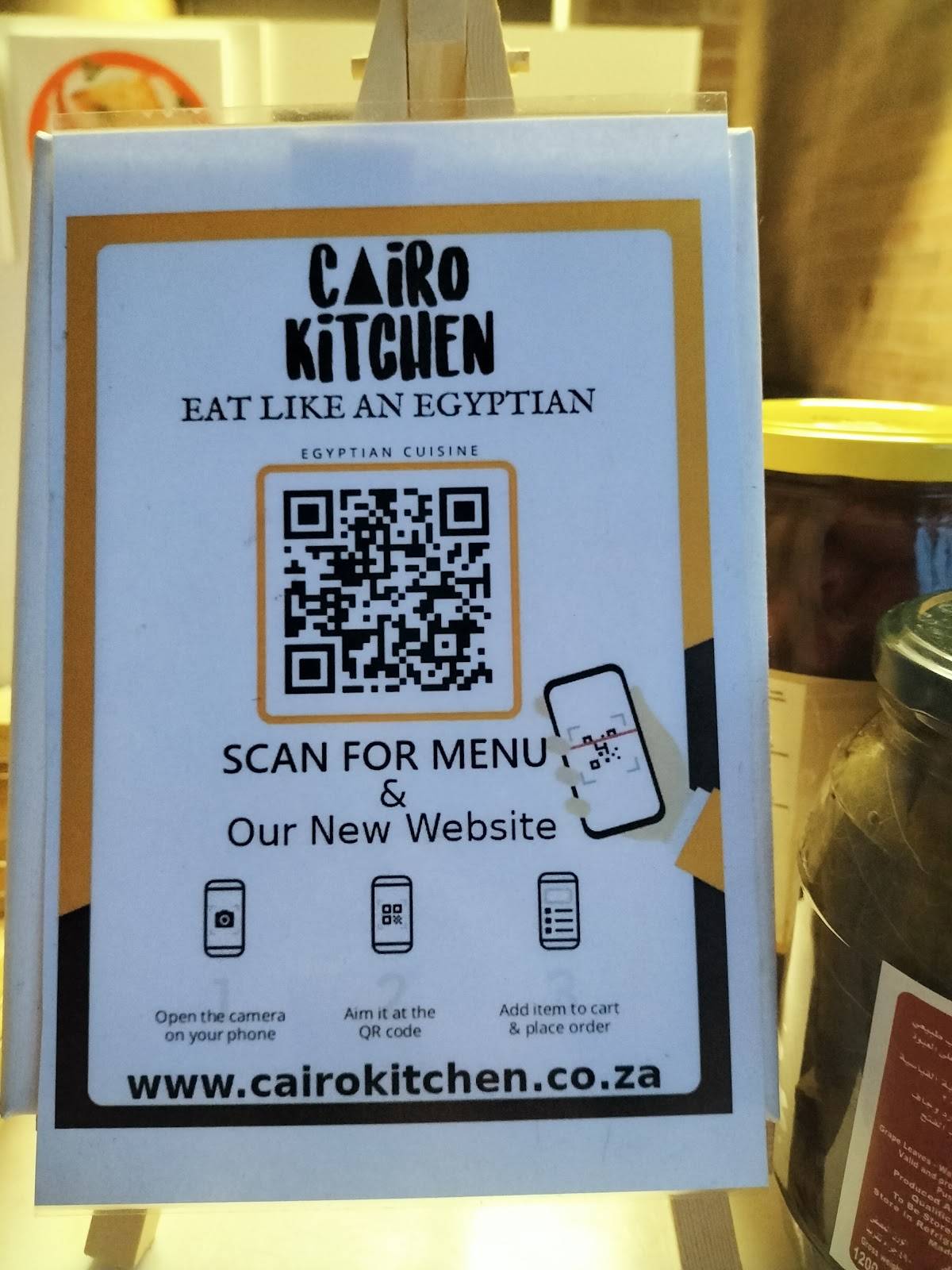 Menu at Cairo Kitchen restaurant, Pretoria, Castle Gate Cres