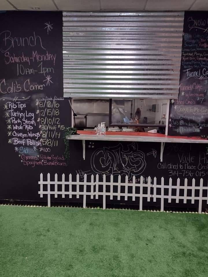 Menu at Cali's Corner BBQ, Florissant