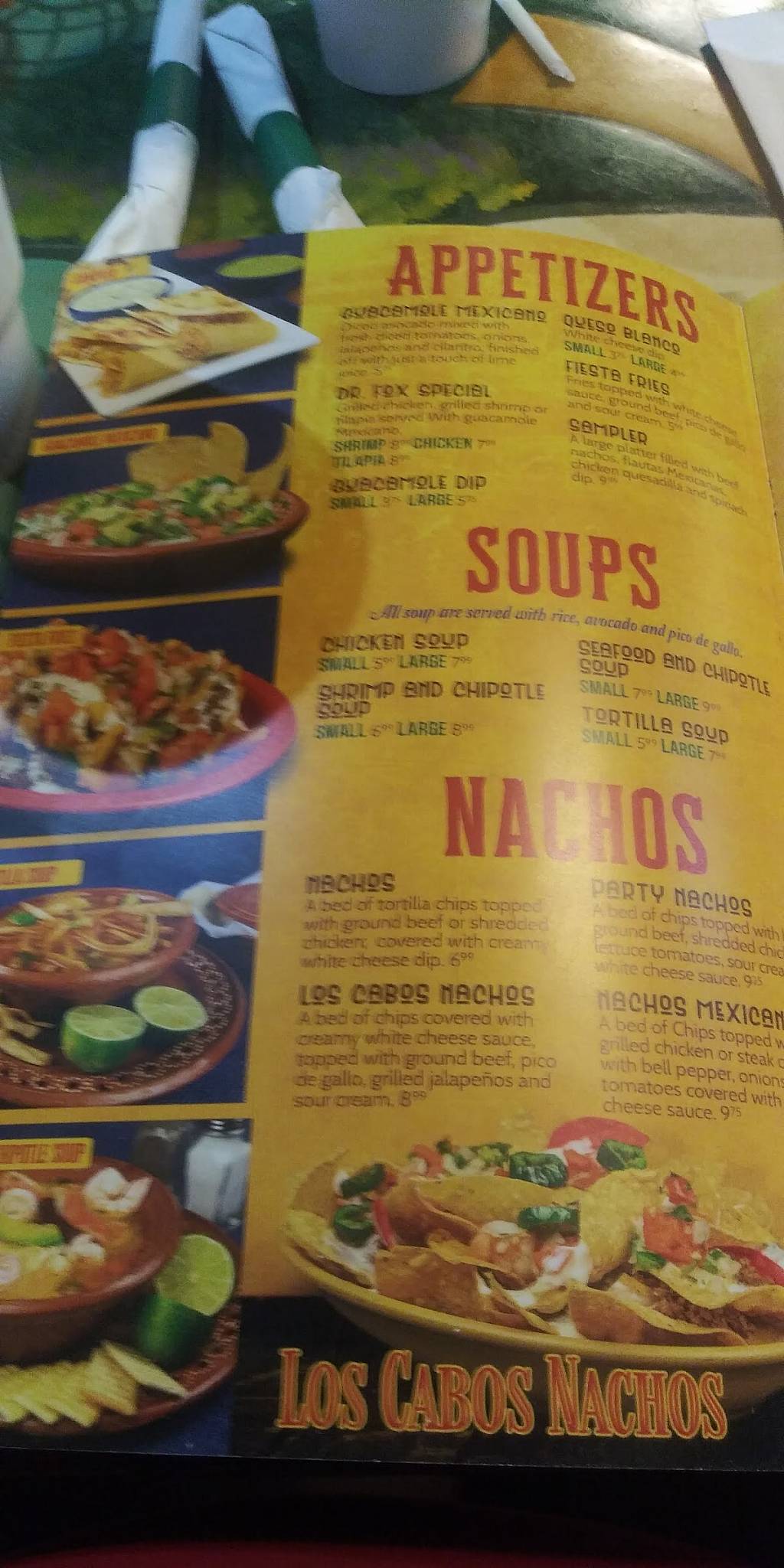 Menu at Casa Carlos Inc. restaurant, Prescott, AR-19