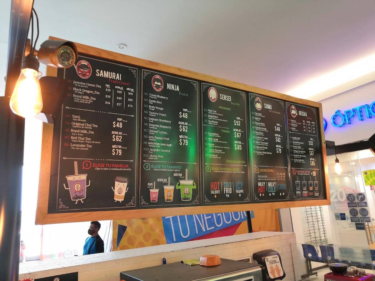 Carta del café Cassava Roots Rosario, Ciudad del México