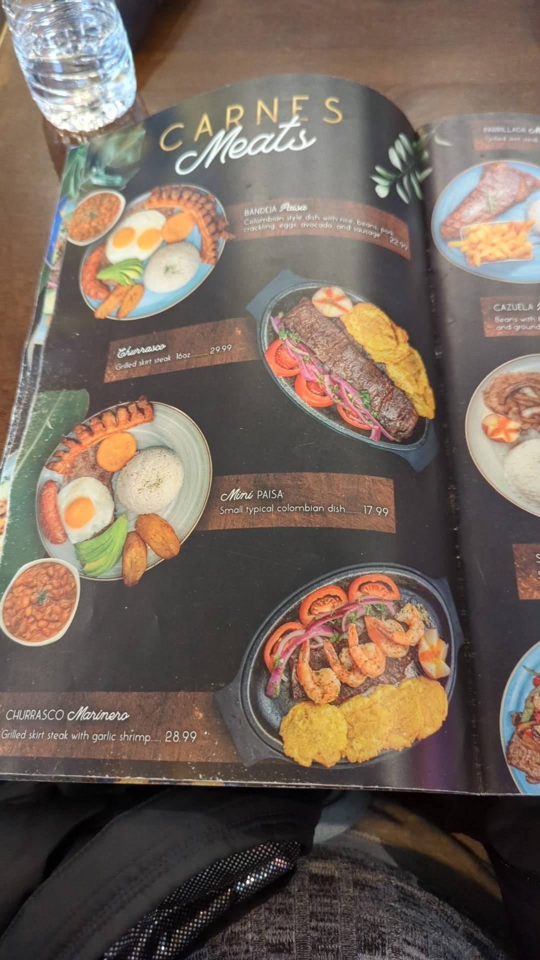 Menu at Colombian House Restaurant, White Plains