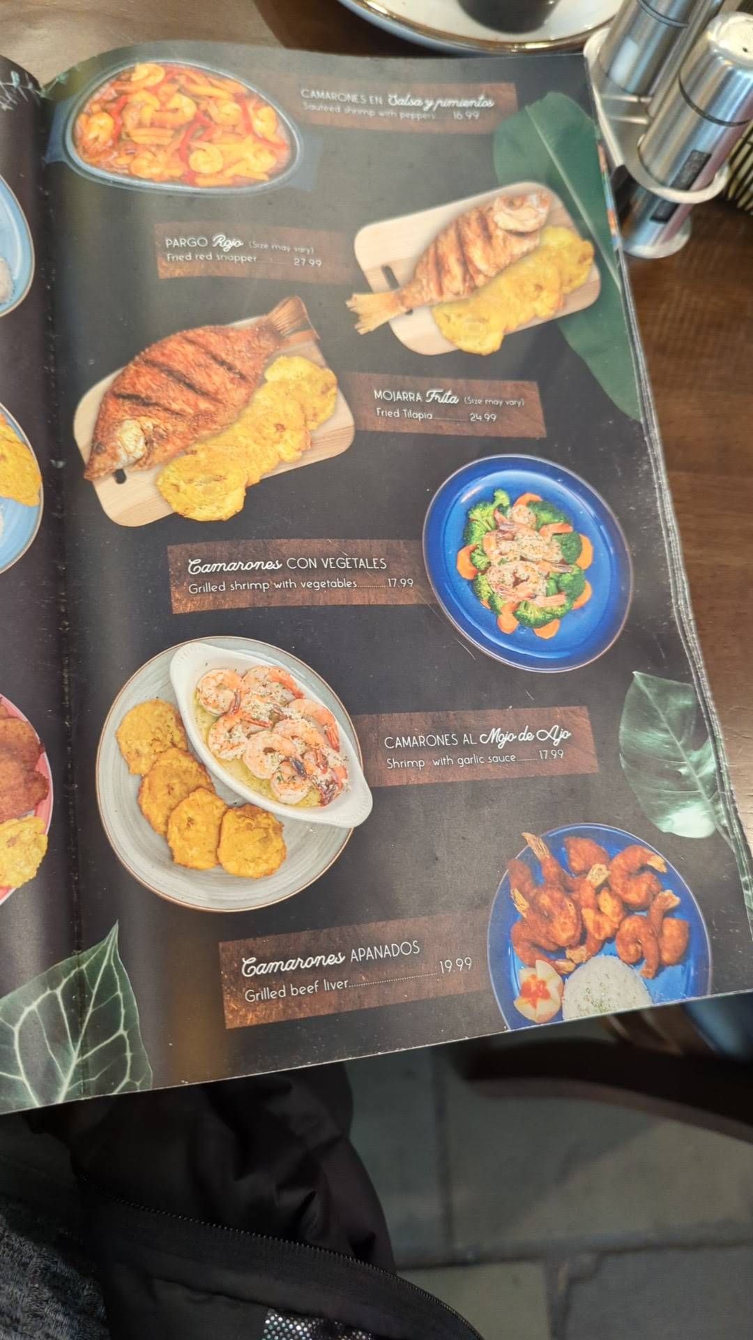 Menu at Colombian House Restaurant, White Plains