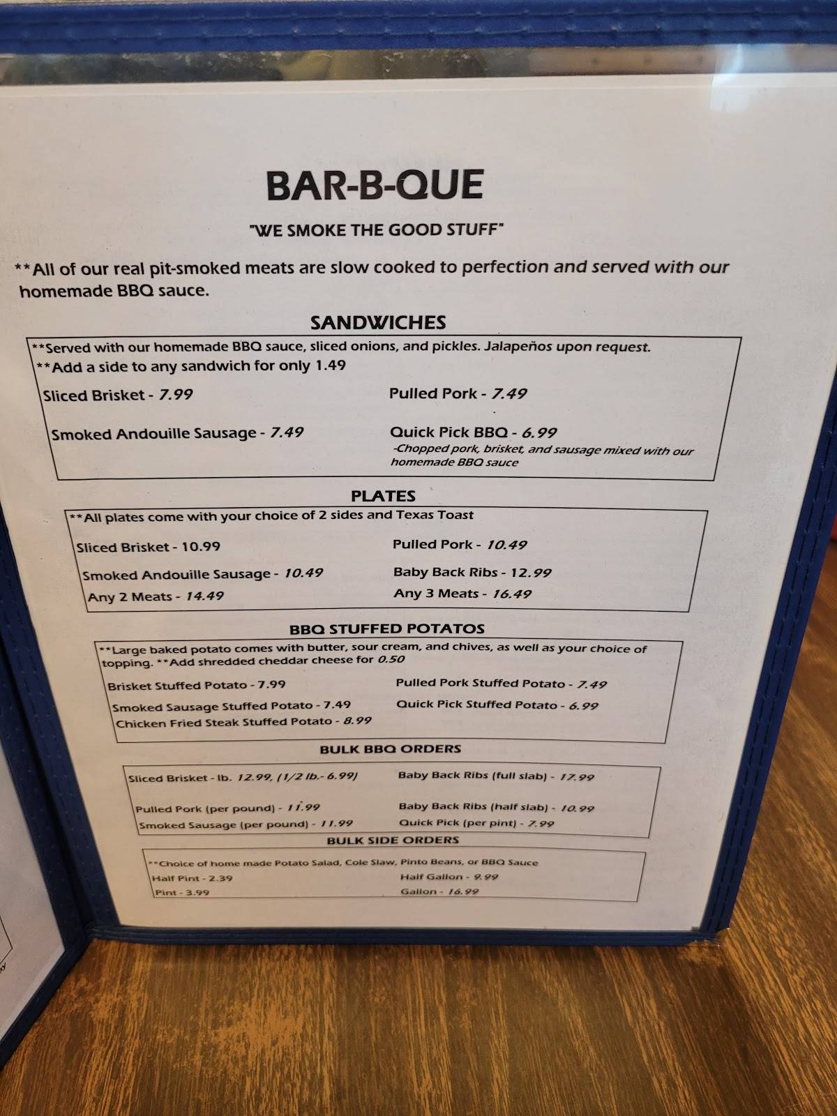 Menu at D & M Diner cafe, Cleveland