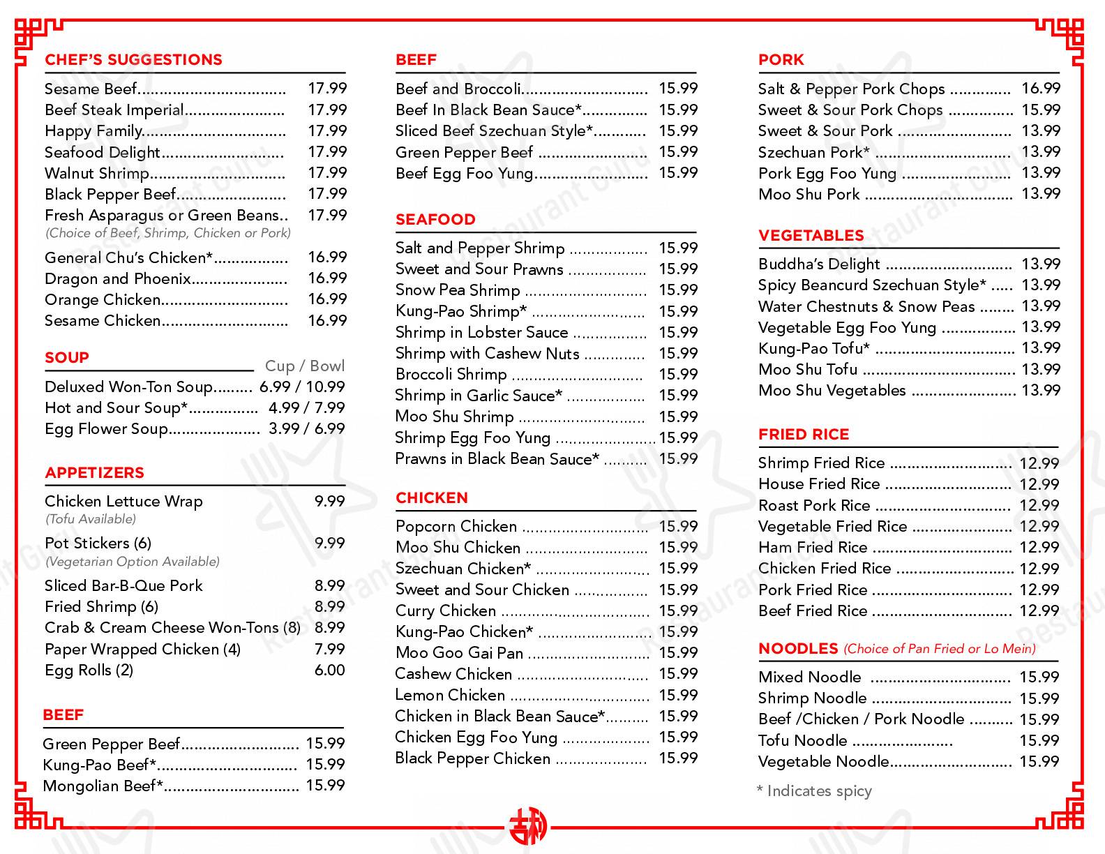 Menu at David's Kitchen restaurant, Salt Lake City, 45 W 3300 S
