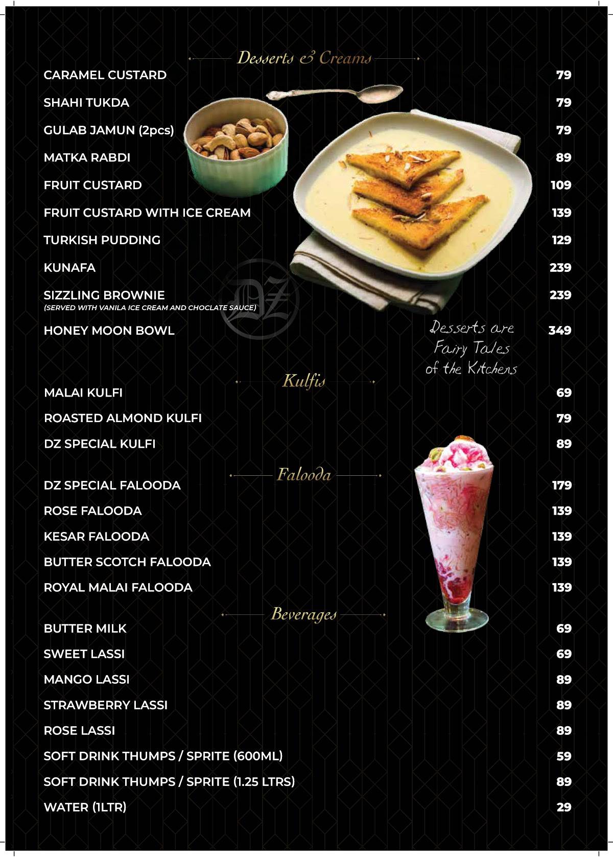 Menu at Delhi zaika Khaima, Mumbai, Before jio petrol pump