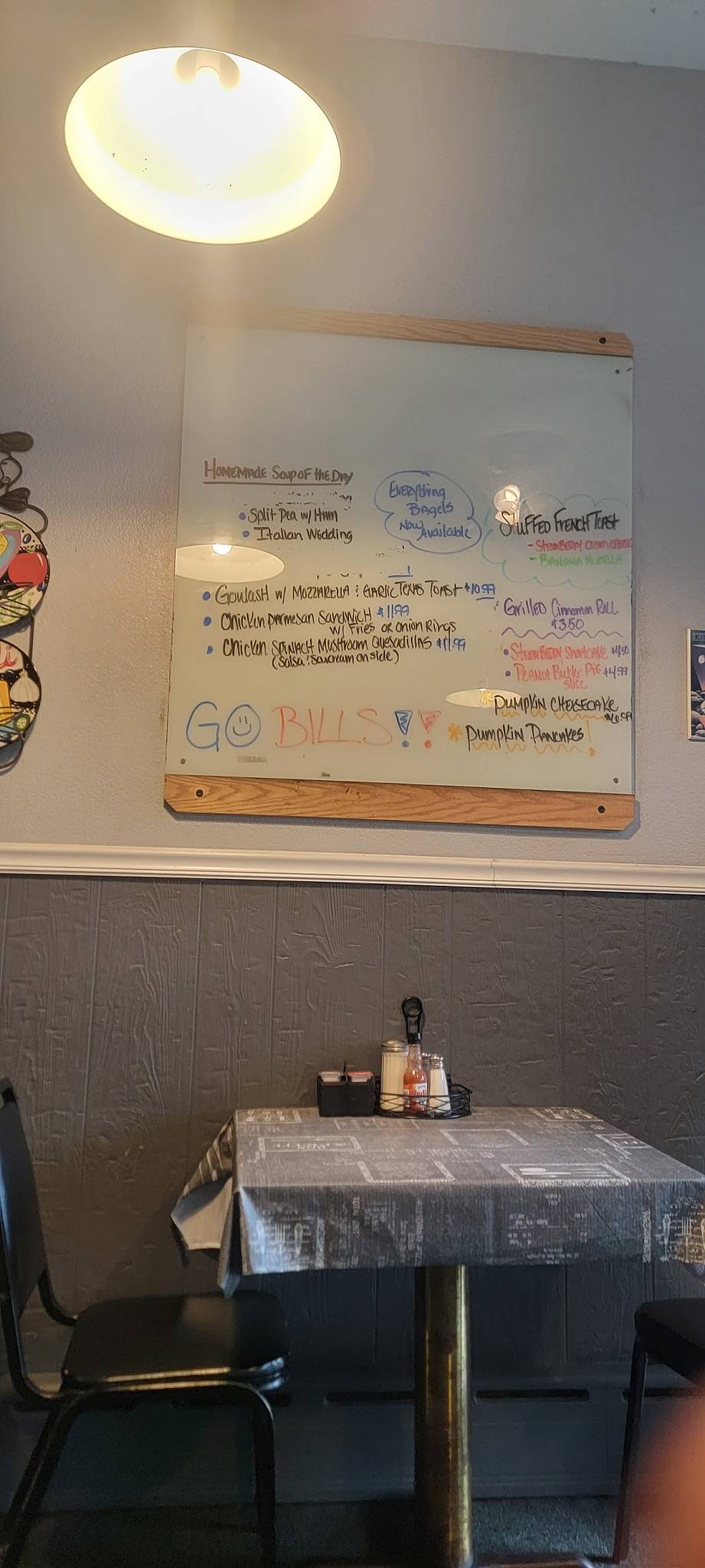 Menu at Jenna's 4th St Cafe, Dunkirk