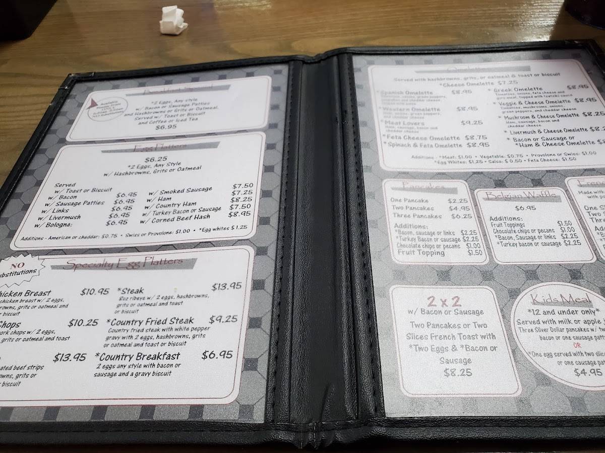 Menu at East 74 Restaurant, Matthews, Monroe Rd