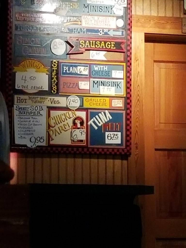 Menu at Minisink Hotel pub & bar, Minisink Hills