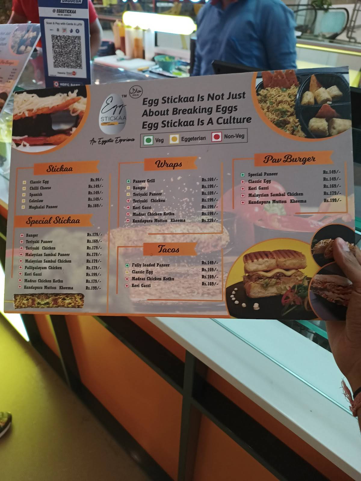 Menu at Egg Stickaa, Bengaluru, VEGA