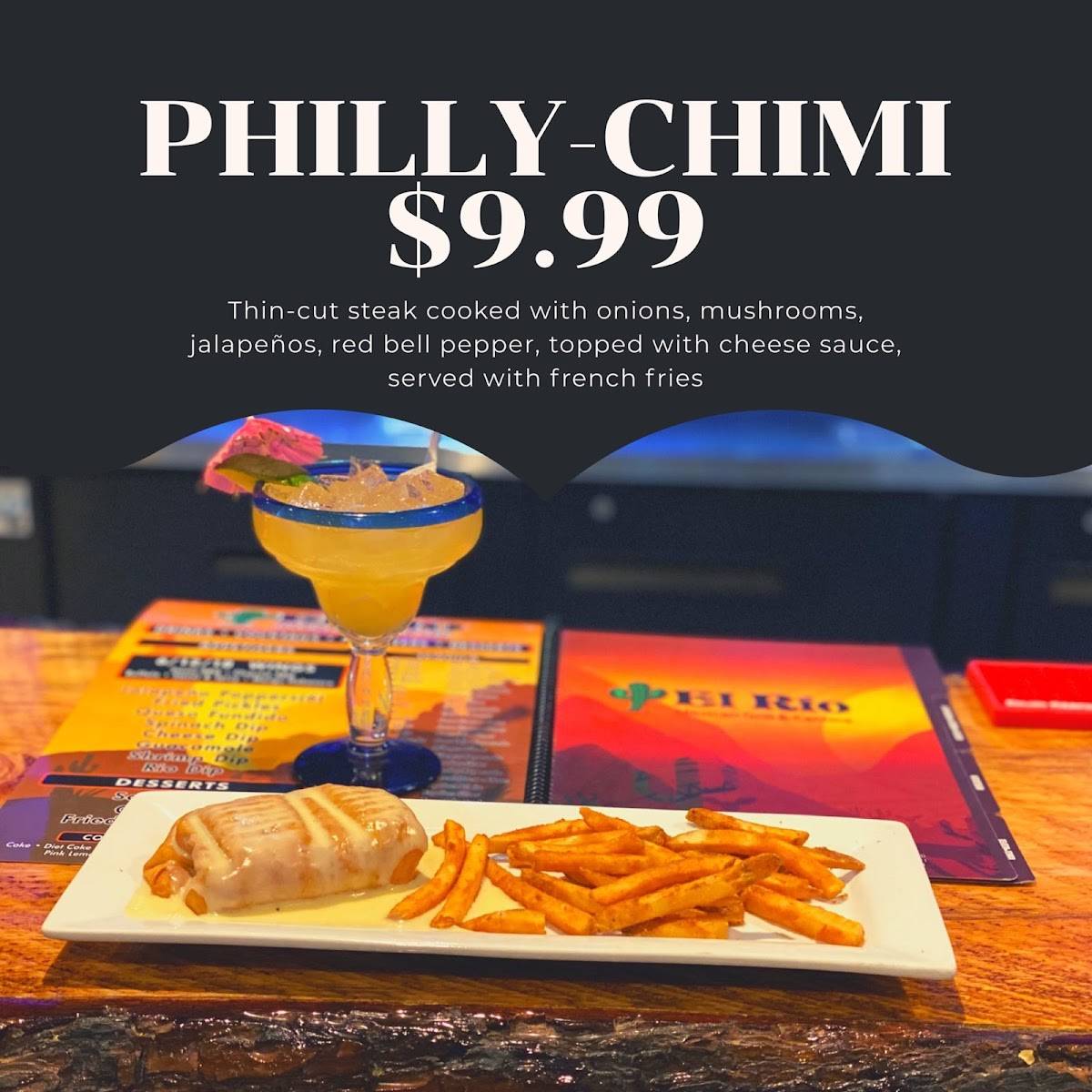 Menu at El Rio Mexican Grill restaurant, Rocky Mount