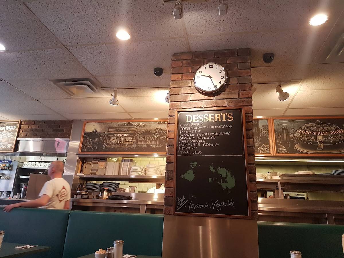 Menu at Elgin Street Diner restaurant, Ottawa, 374 Elgin St