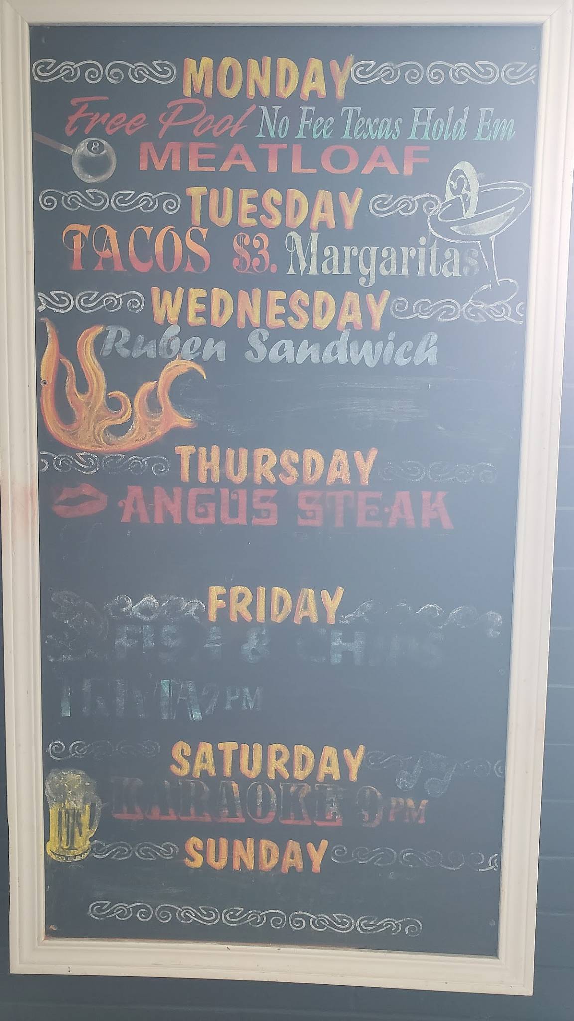 Menu at Envy Bar and Grill, Poulsbo