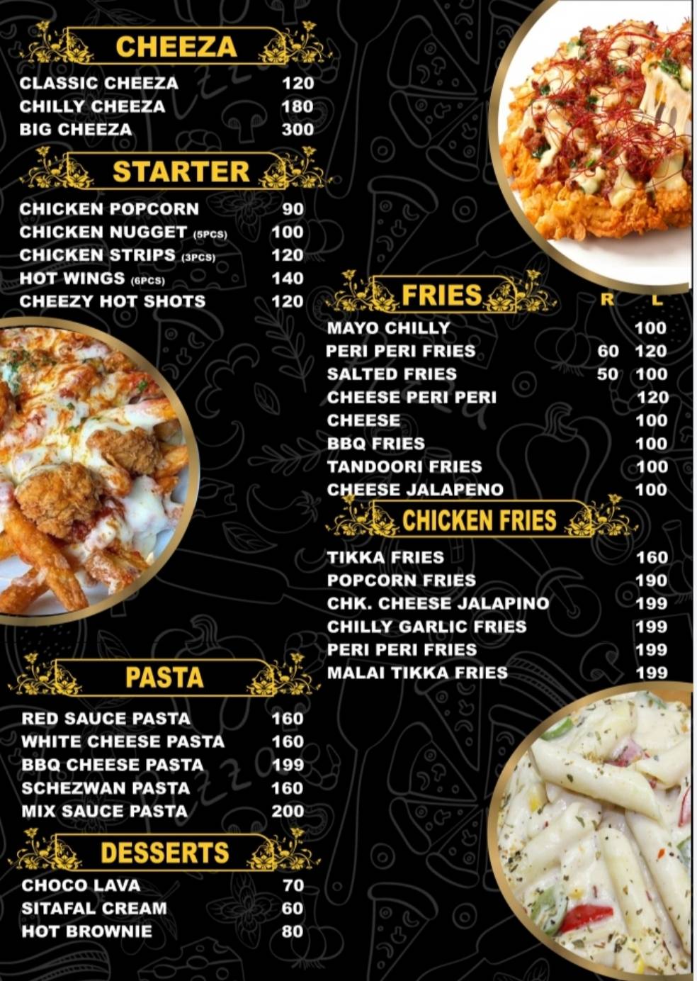 Menu at FAMOUS PIZZA (ZUBAIR BHAI), Thane, shop no 10 gurukripa apt opp ...