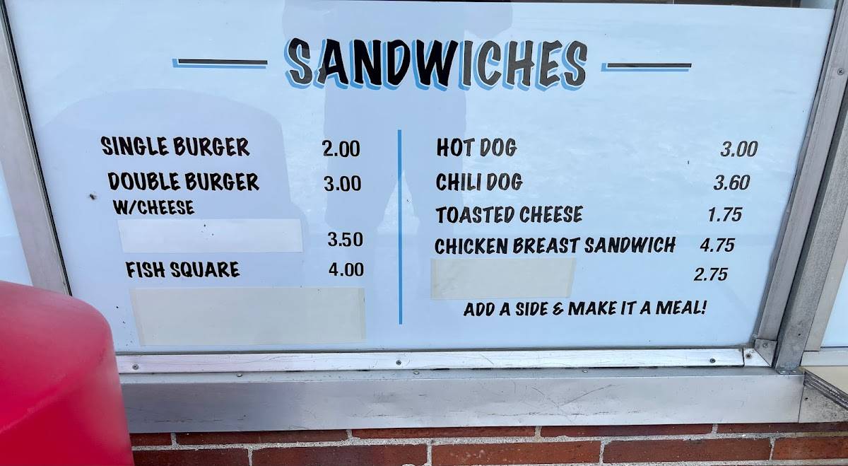 Menu at Fast Eddie's Fried Chicken restaurant, Alton
