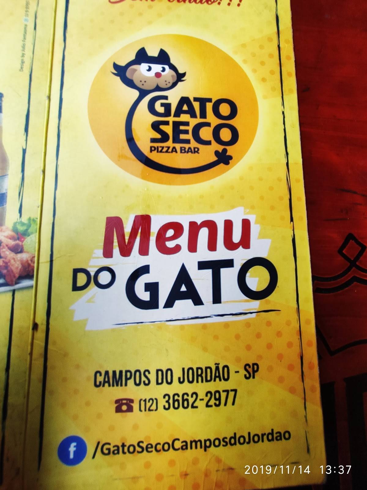 Menu em Gato Seco restaurante, Campos do Jordão