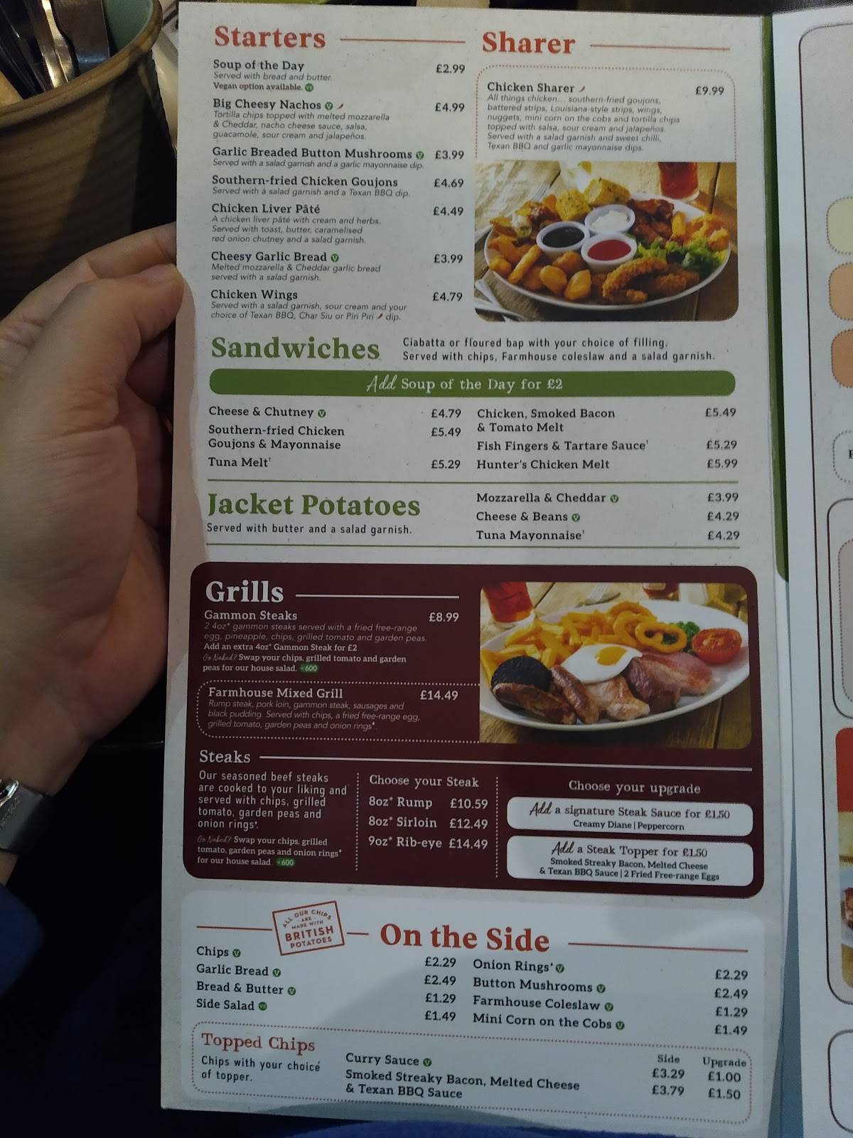 Menu at Wallace Well Farm - Dining & Carvery pub & bar, Glasgow
