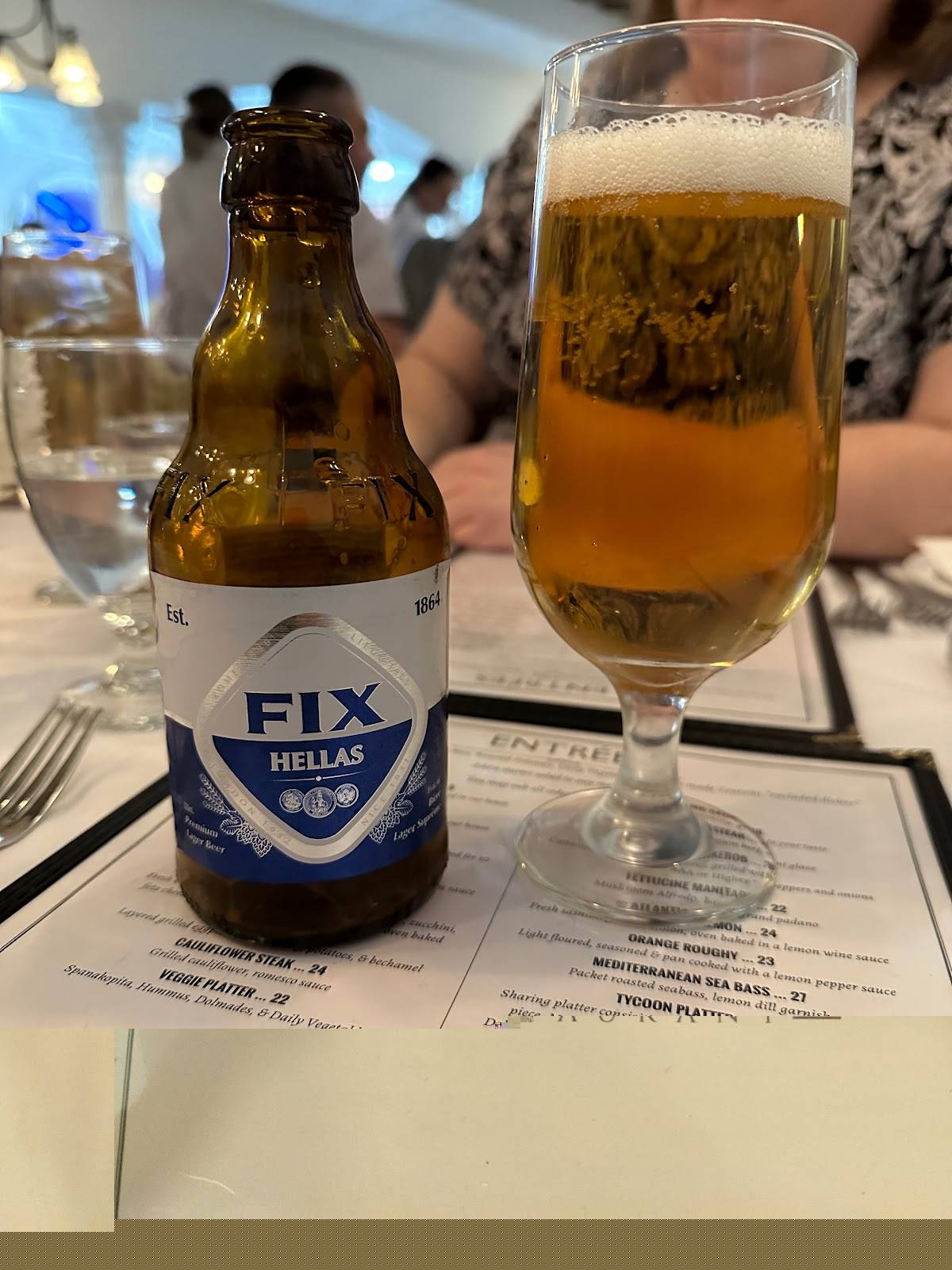 Menu at Greek Tycoon Restaurant, Whitby