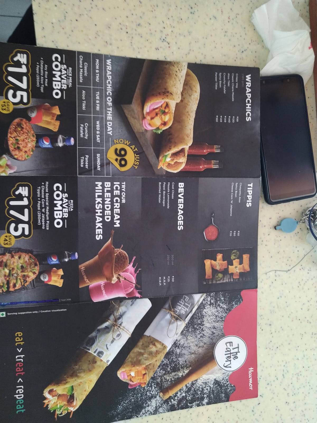 Menu at Havmor Havfunn Eatery, HOCCO Eatery, Vadodara, Ruchi-2