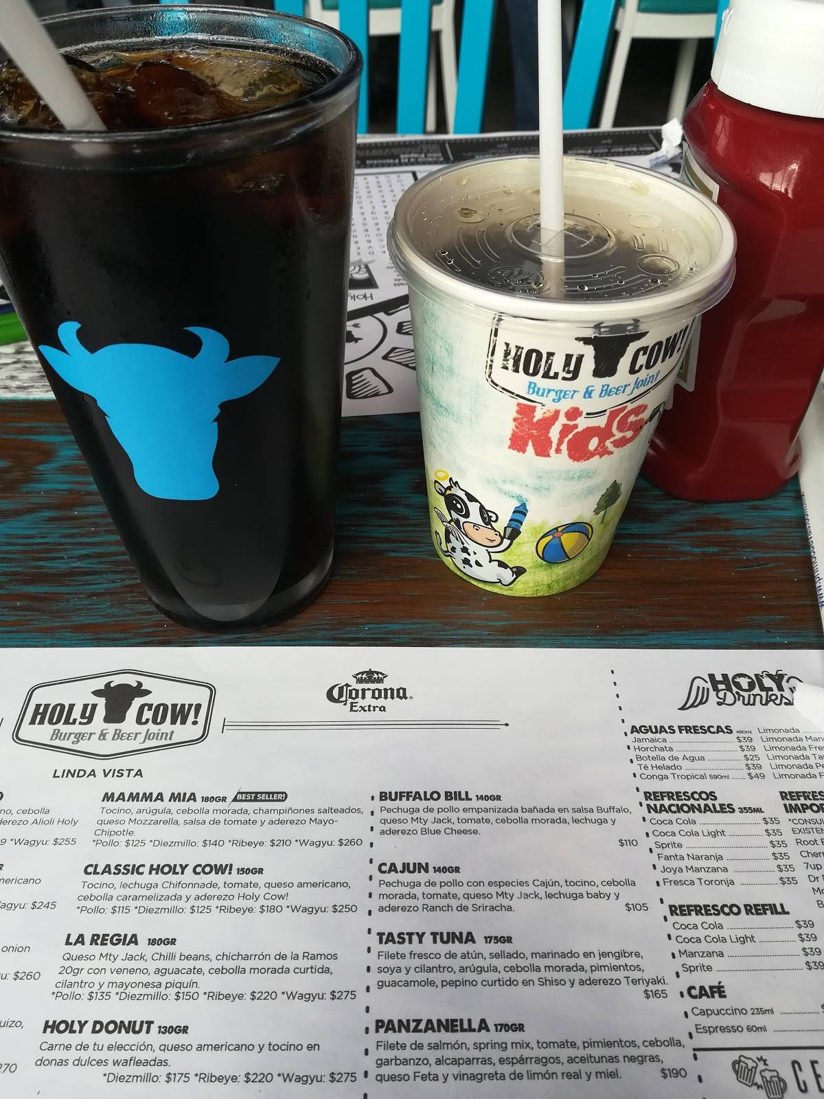 Menu at Holy Cow! Burger & Beer Joint - Linda Vista restaurant ...