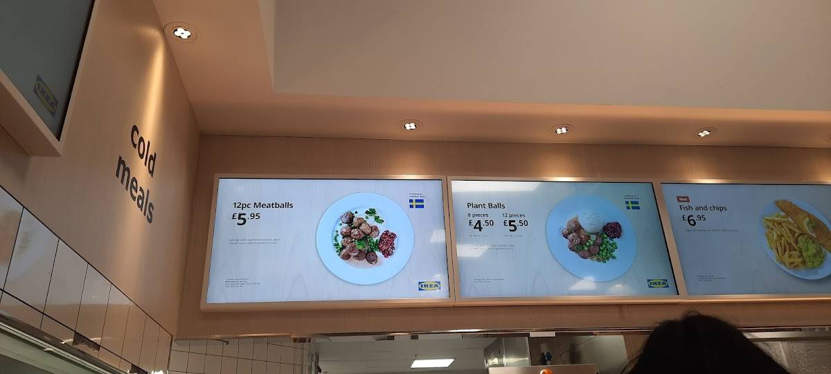 Menu at IKEA Restaurant Greenwich, London, 55-57 Bugsby's Way