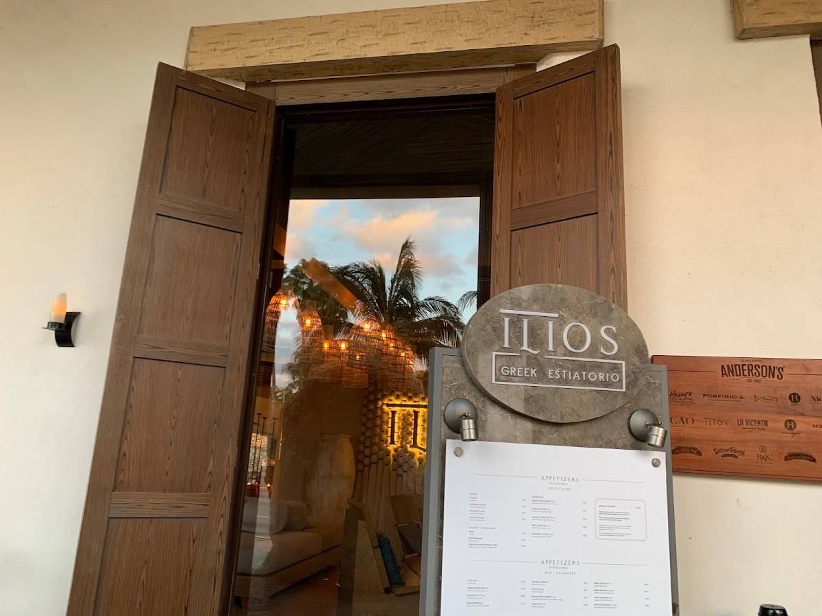 Меню Ilios Greek restaurant in Cancun, Канкун