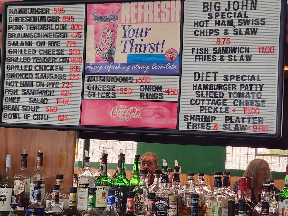 Menu at Working Man's Friend pub & bar, Indianapolis