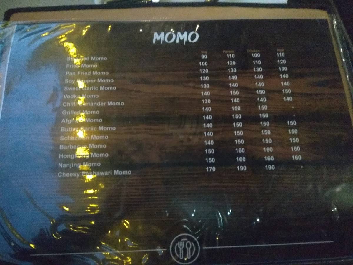 Menu at Fat Belly, Jorhat