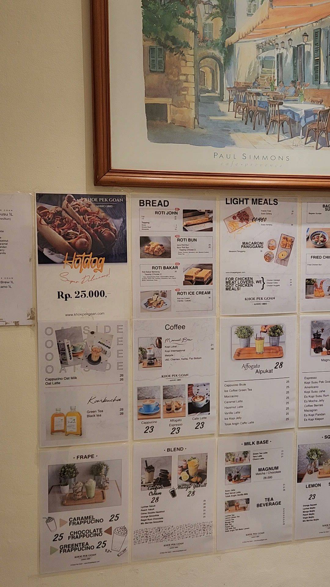 Carta de Khoe Pek Goan Bakery, Garut, Jl. Raya Ciledug No.111