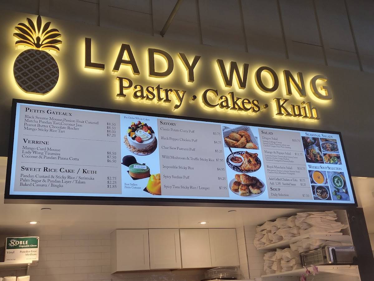 Menu at Lady Wong Pastry & Cakes desserts, New York City