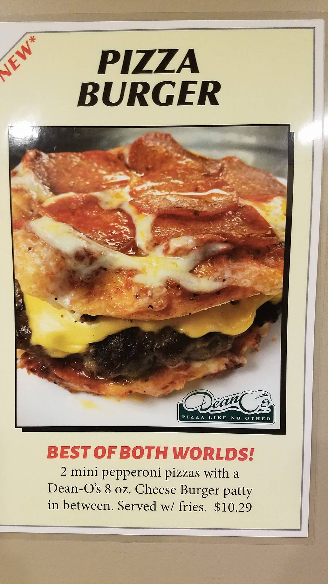 Menu at DeanO's Pizza South pizzeria, Lafayette, Kaliste Saloom Rd