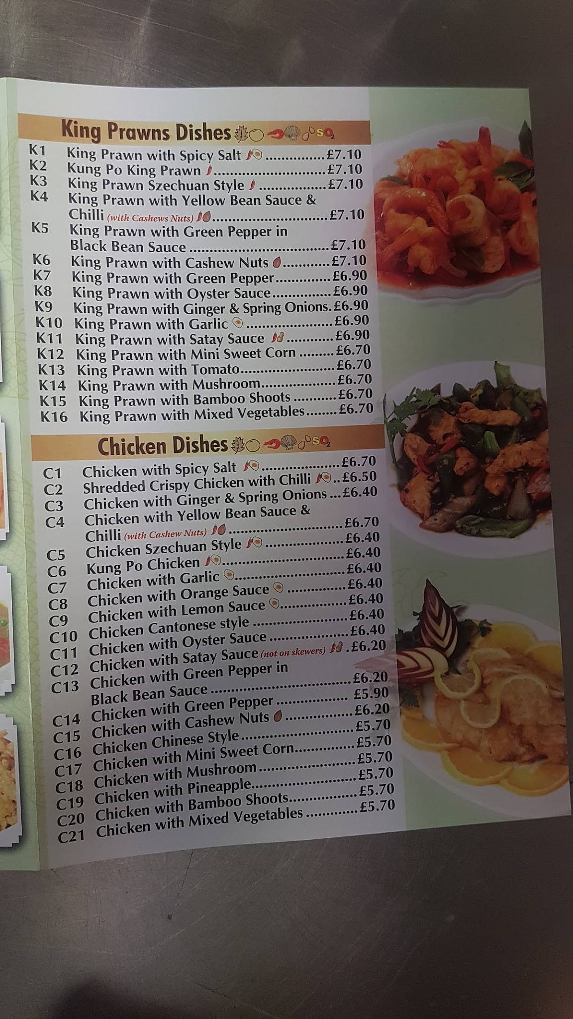 Menu at Loon Tin fast food, Reading