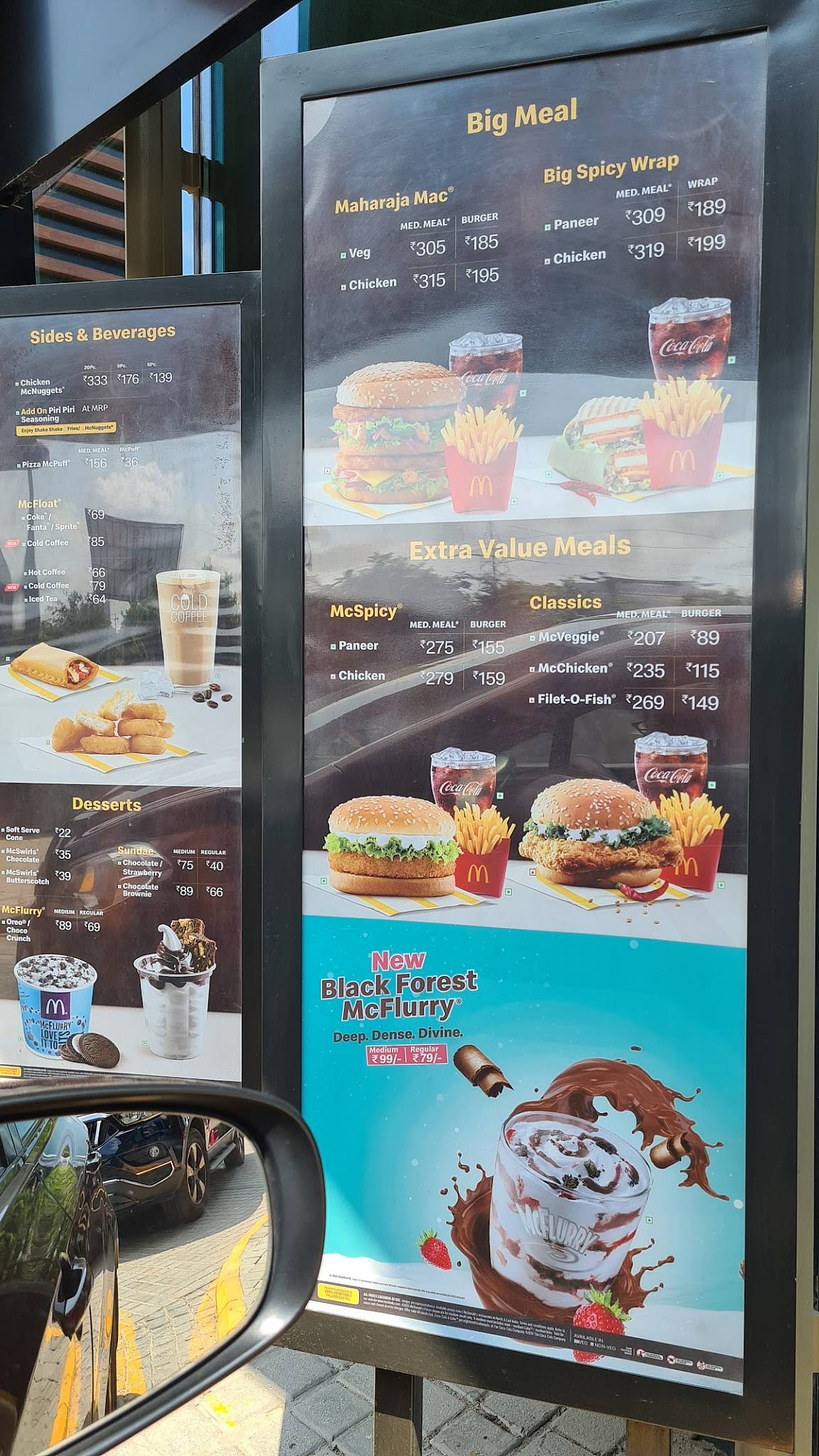 Menu at McDonald's India, Noida, Advant Navis Business Park Towerc