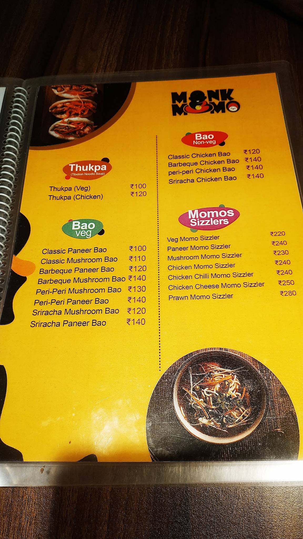 Menu at Monk Momo Asian Food Restaurants, Mahad