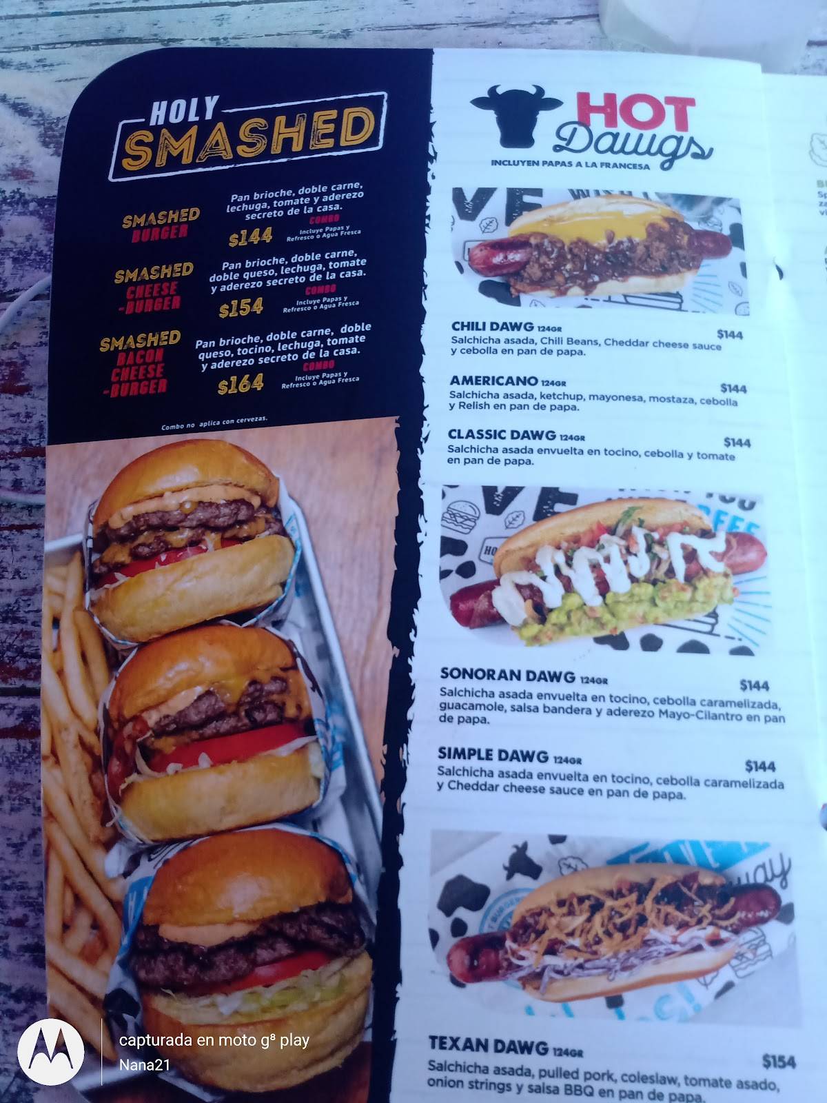 Menu at Holy Cow! Burger & Beer Joint - Linda Vista restaurant ...