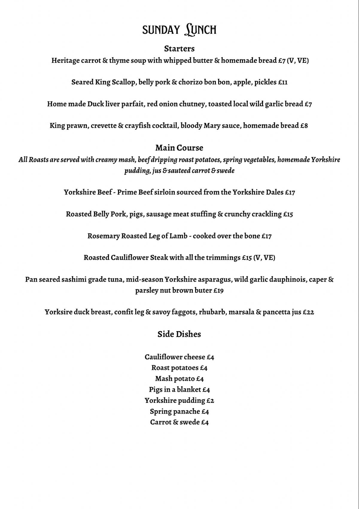 Menu at Mustard fast food, Sowerby Bridge