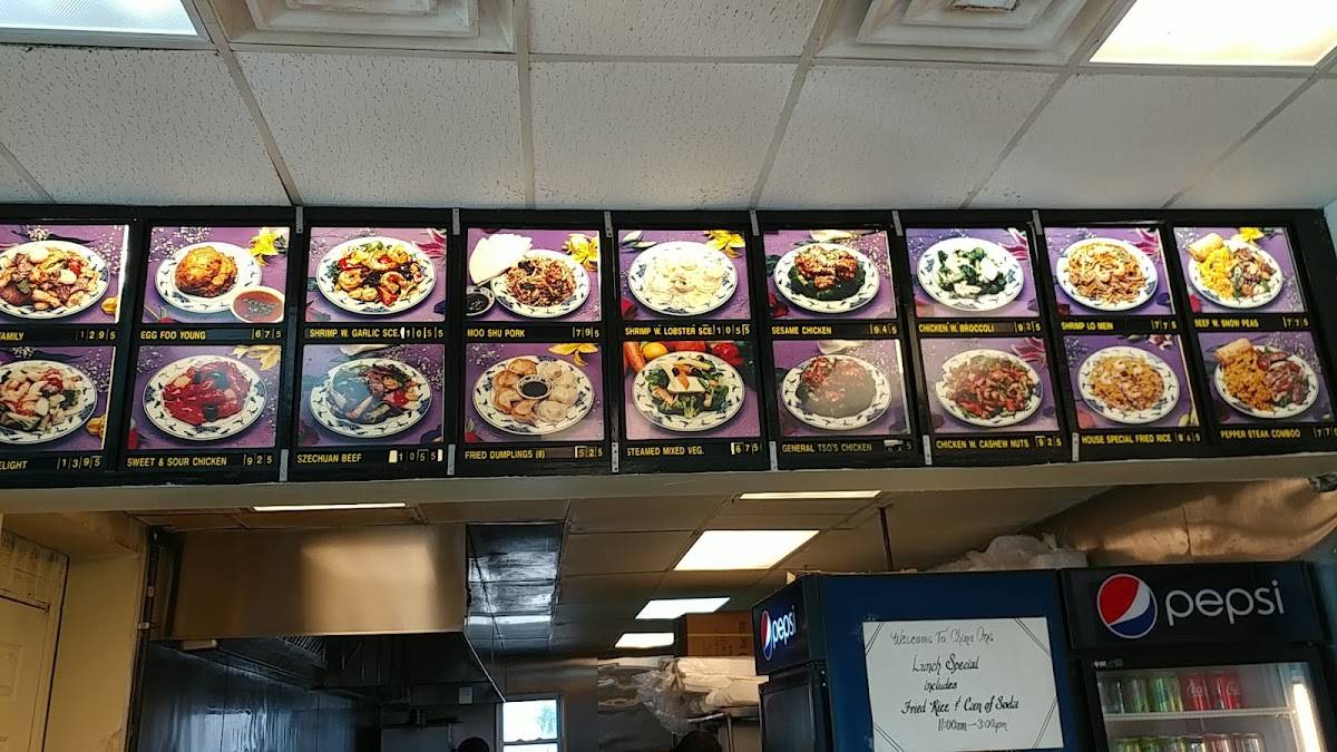 Menu at China One restaurant, Oconomowoc