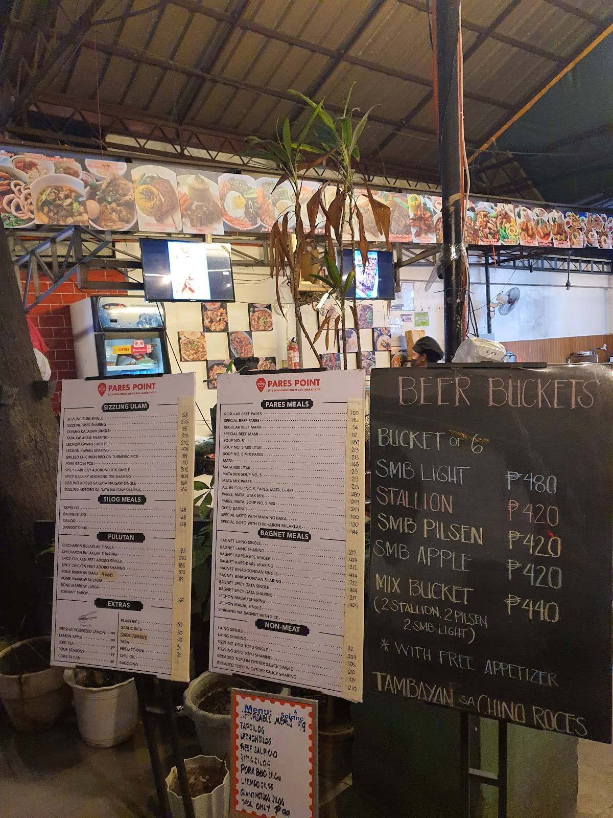 Menu at Pares Point Grill and Resto Bar, Makati