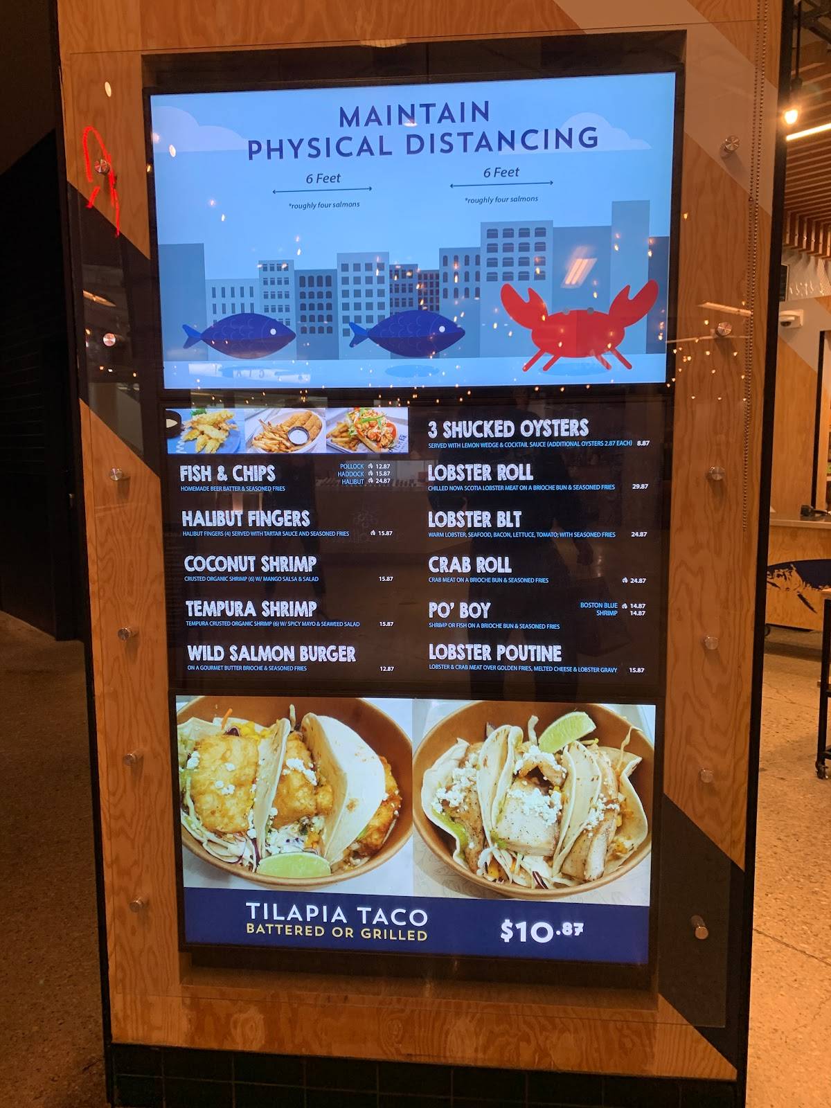 Menu at Pier 87 Seafood Grill SQ1 restaurant, Mississauga