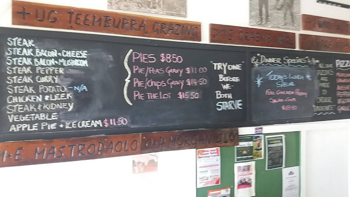 Menu at Pinnacle Family Hotel pub & bar, Pinnacle