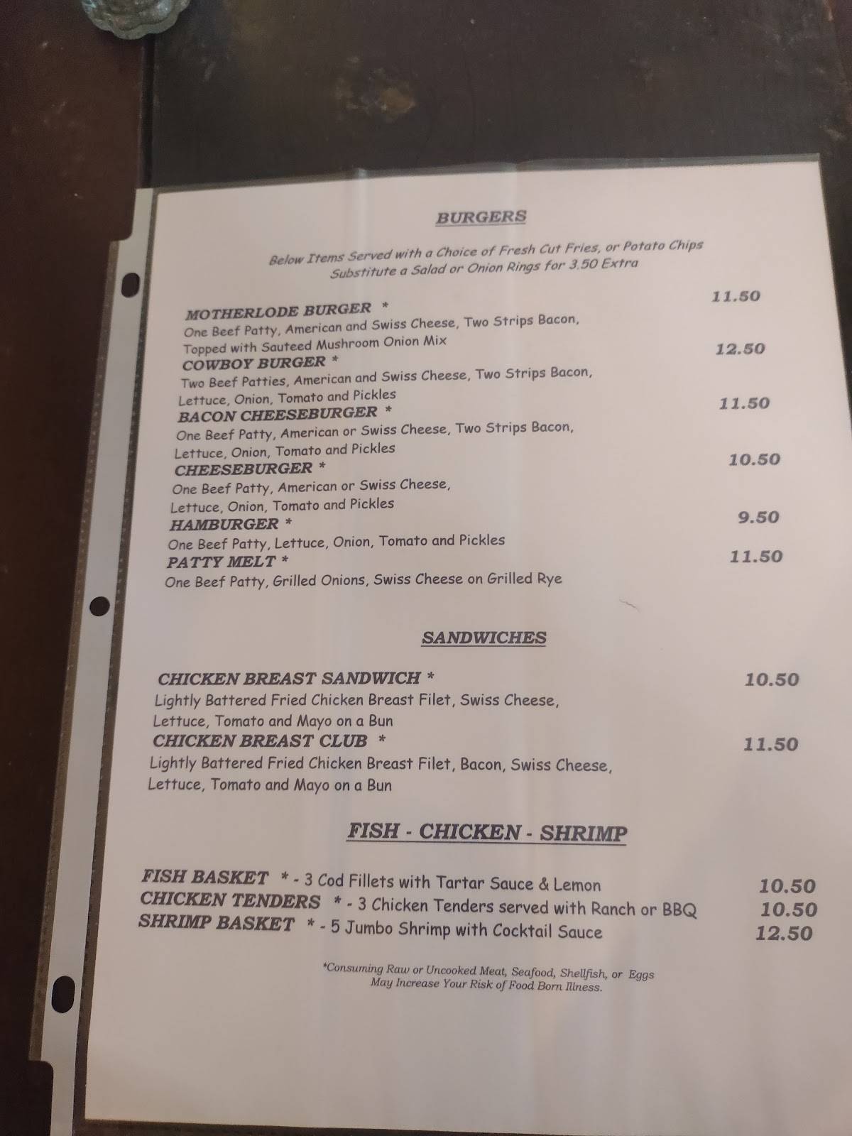 Menu at Atlantic City Mercantile pub & bar, Atlantic City, 100 E Main St