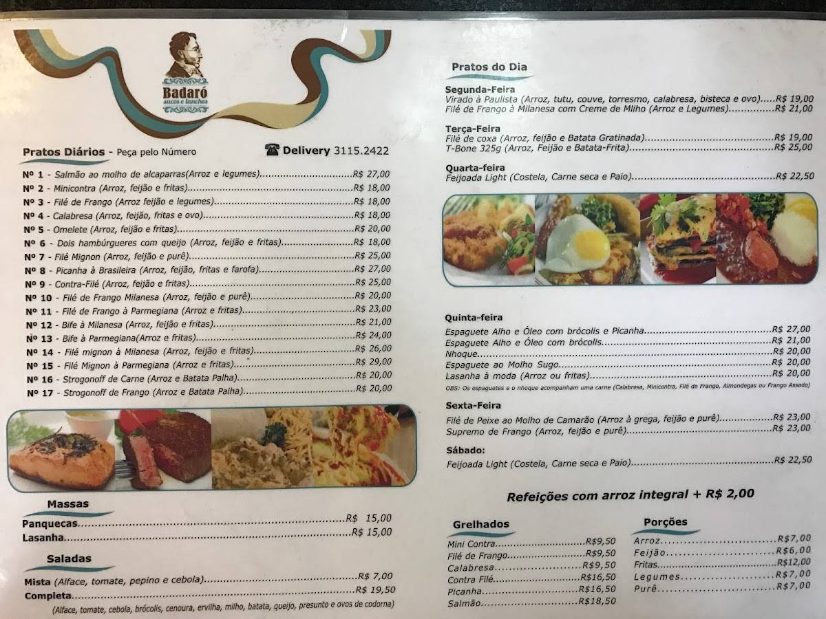 Menu em Badaró Sucos e Lanches pub & Bar, São Paulo, R. Líbero Badaró