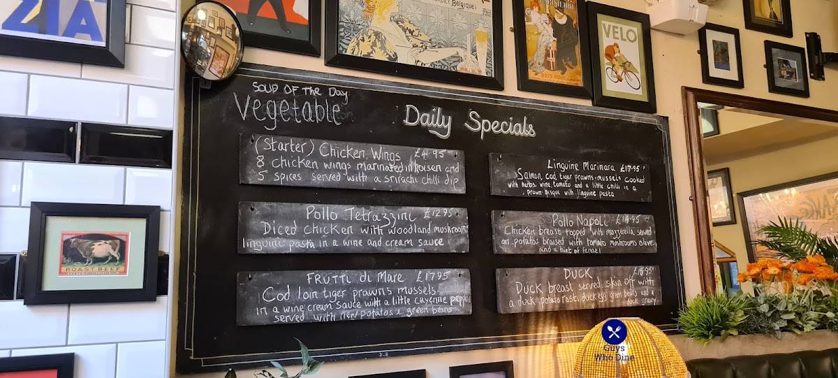 Menu at Dino pub & bar, Nottingham, 9 Warser Gate