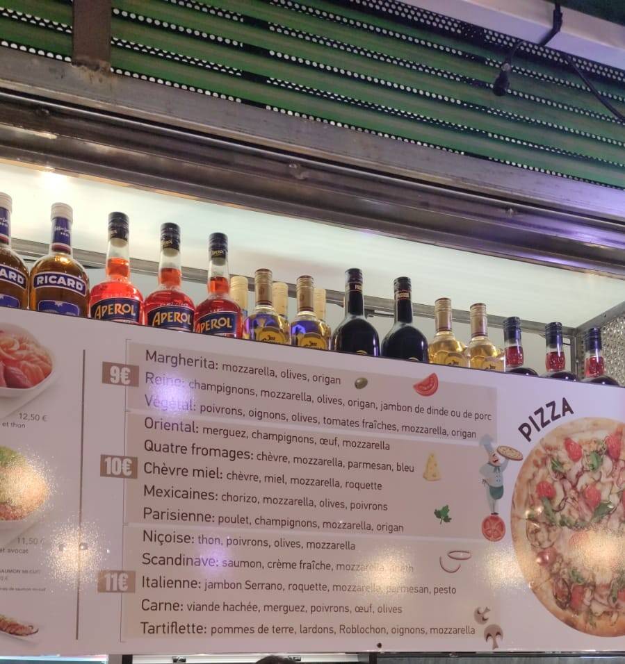 Carta del pub y bar Le Patio Rooftop, Montreuil