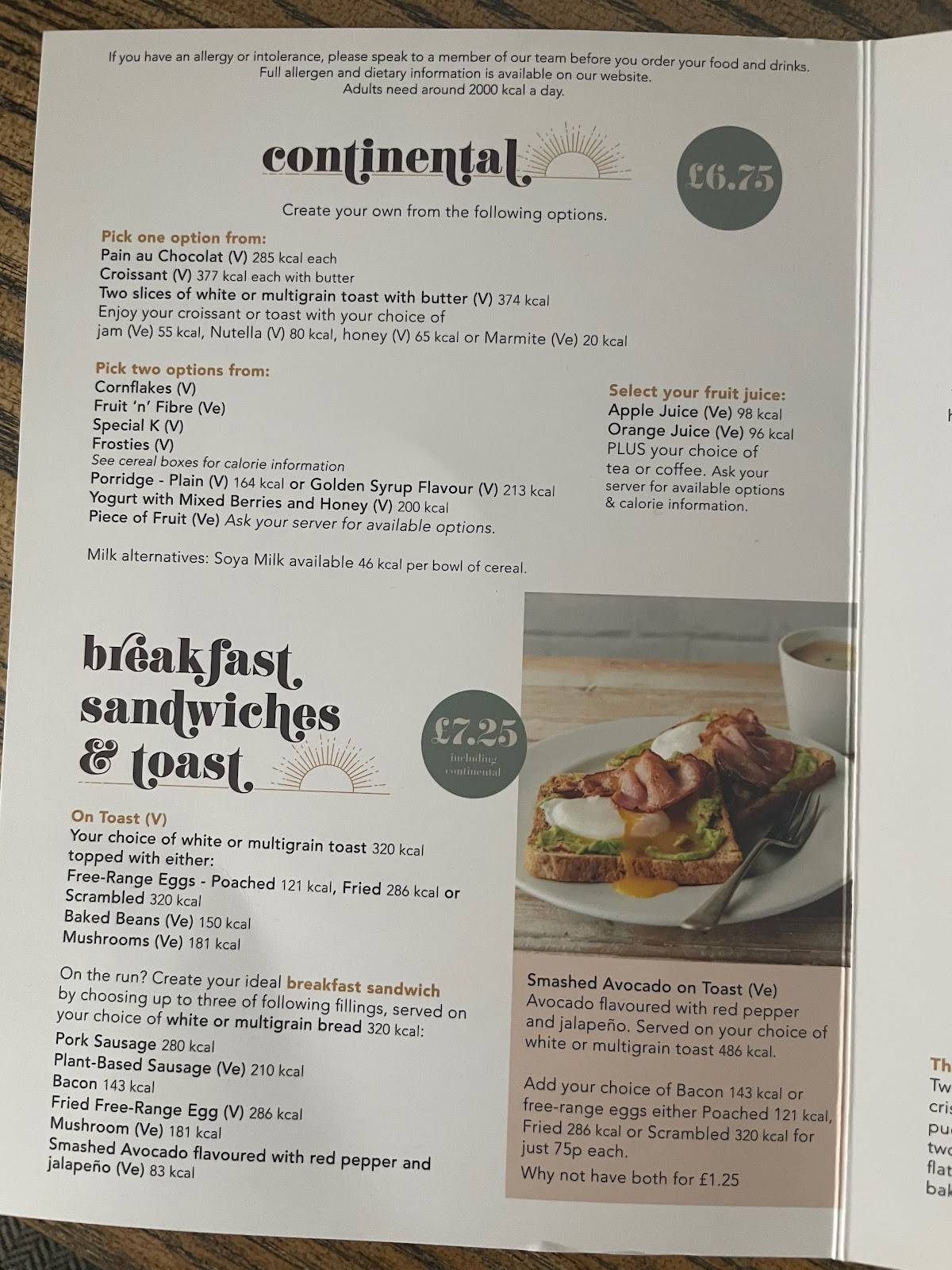 Menu at Owl Hotel pub & bar, Hambleton