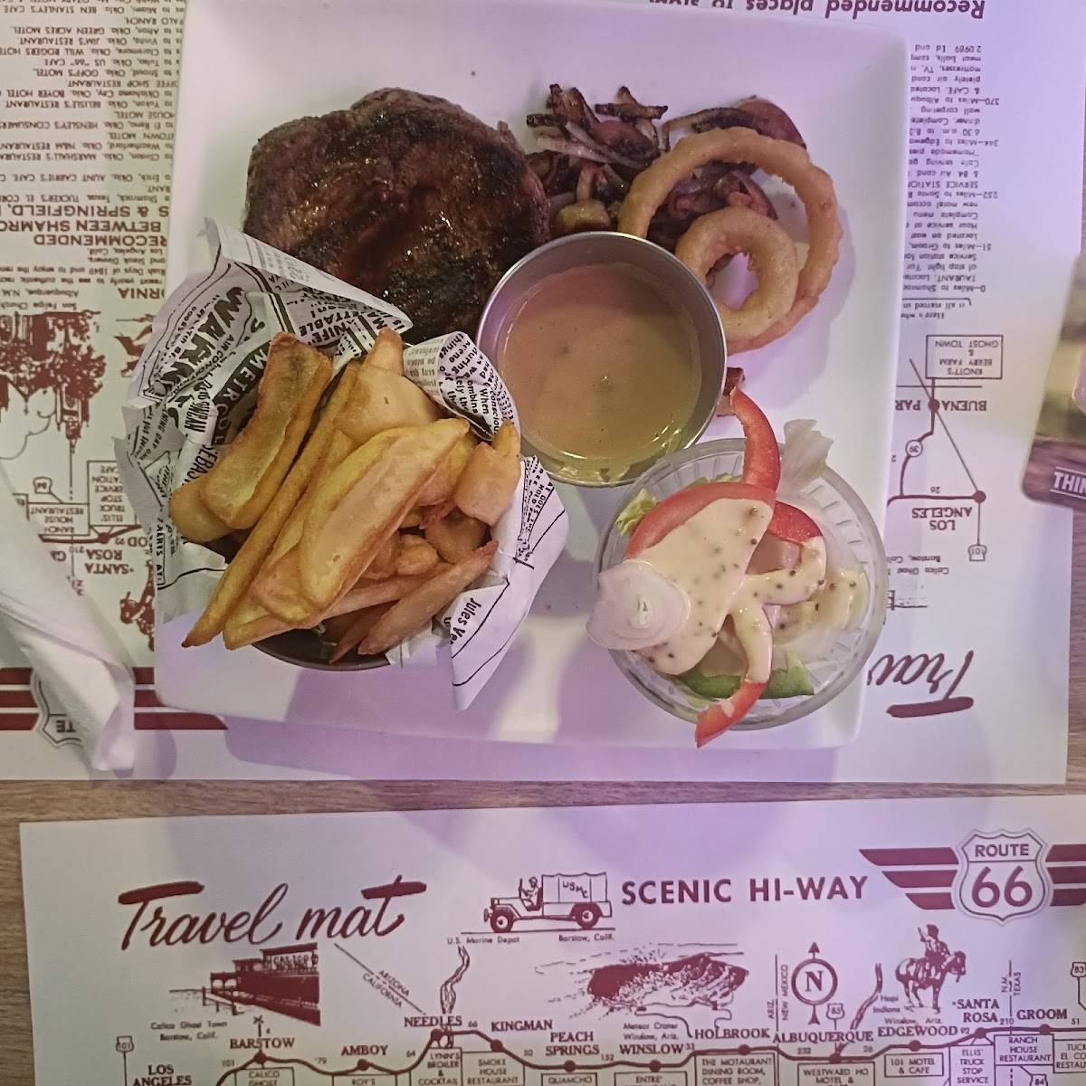 Menu at Route 66 pub & bar, Lloret de Mar