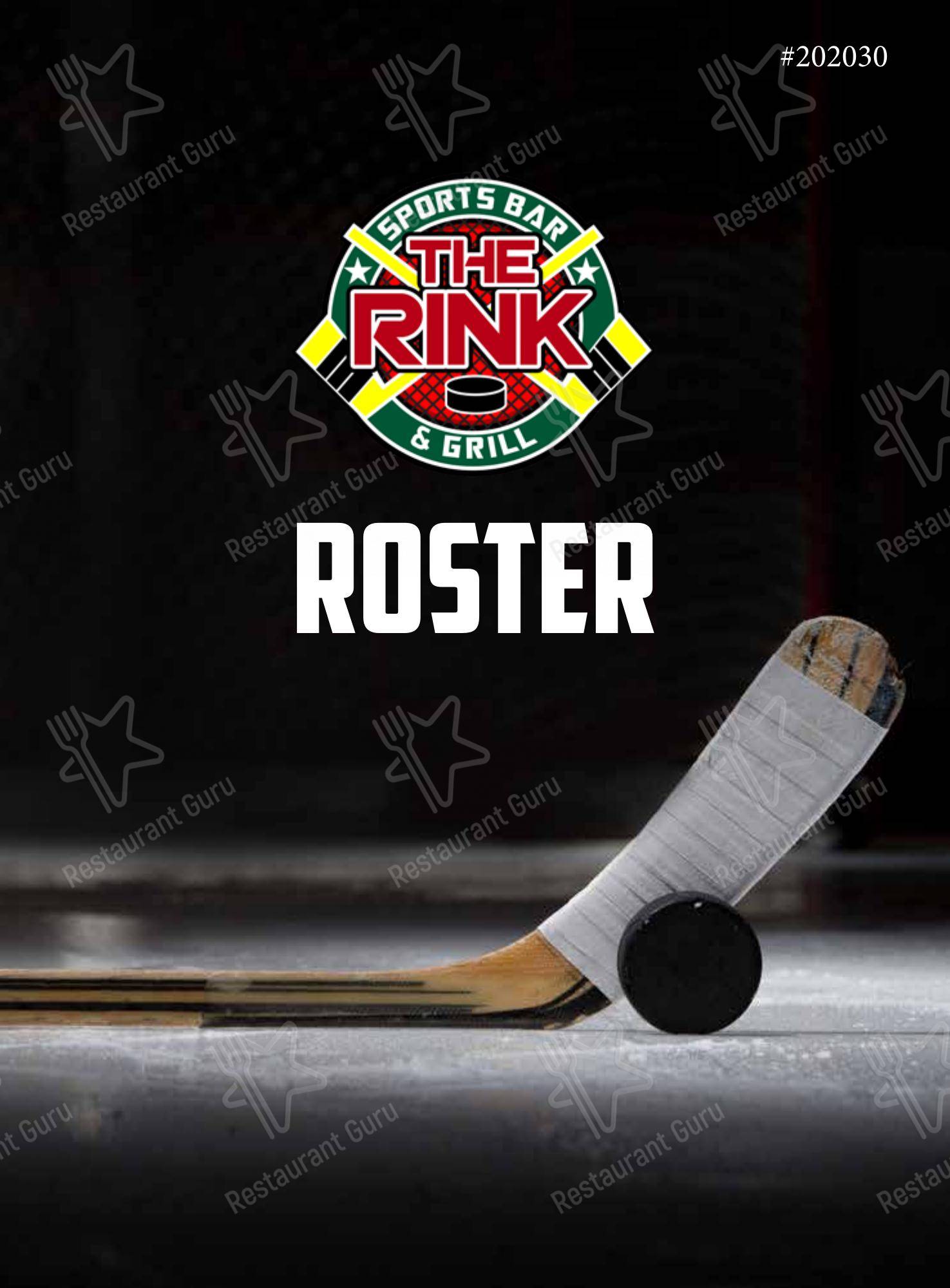 Menu at The Rink Sports Bar & Grill, Eveleth