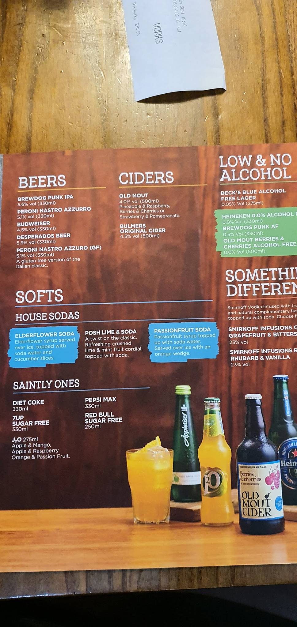 Menu at The Tramway, Cleveleys pub & bar, Blackpool, Lancashire