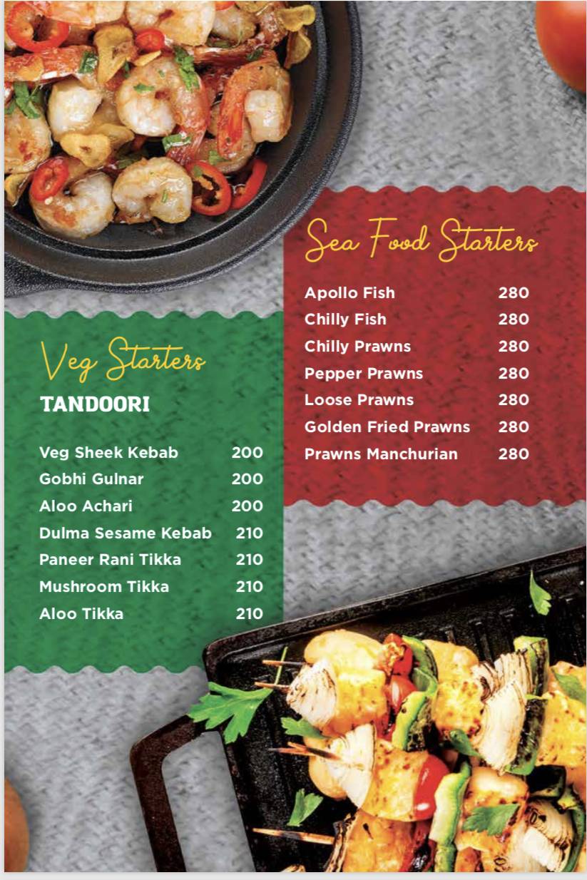 Menu at Bahar Biryani Cafe Restaurant-Dilshuknagar, Hyderabad